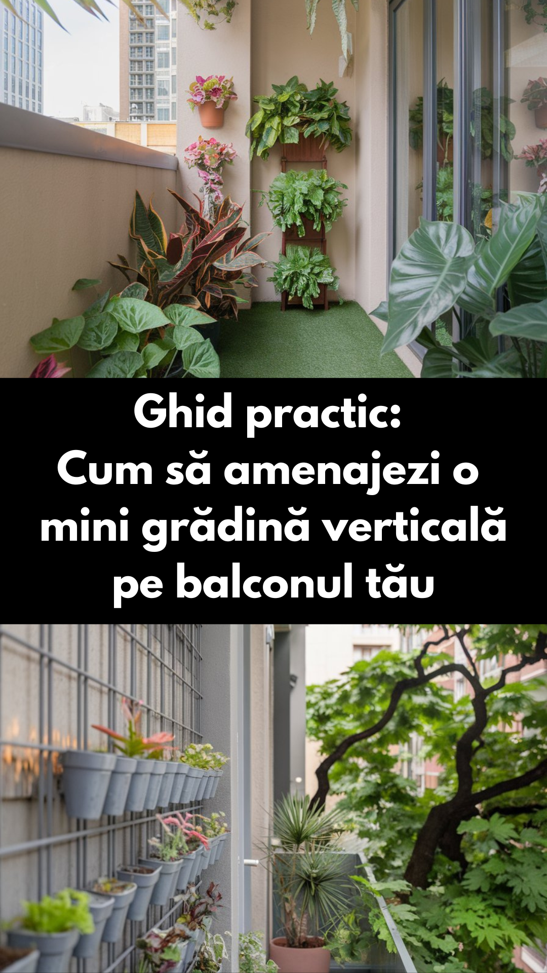 Ghid practic: Cum să amenajezi o mini grădină verticală pe balconul tău ...